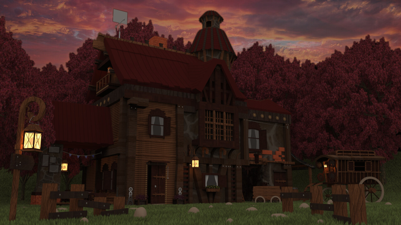 ArtStation - House on the silent hill