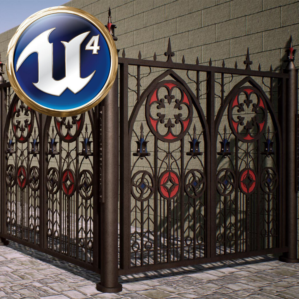 ArtStation - Modular Fences