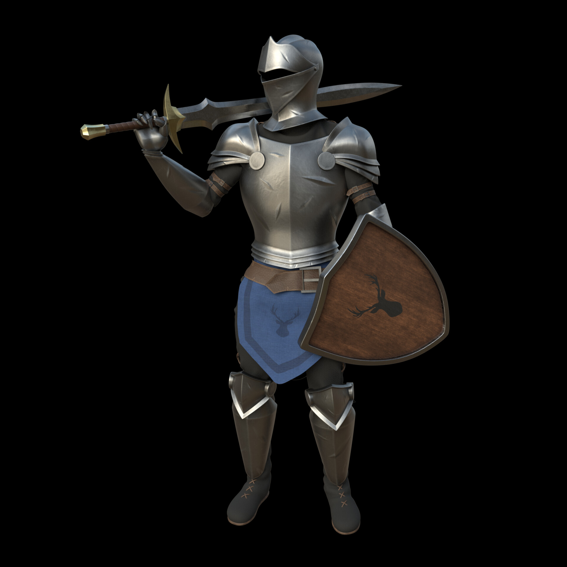 ArtStation - Cartoon Fantasy Knight