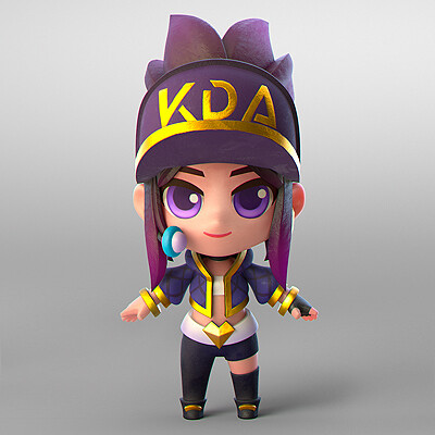 ArtStation - K/DA Team Minis Set
