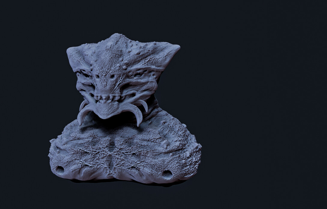 ArtStation - Creature concept sculpt in Zbrush