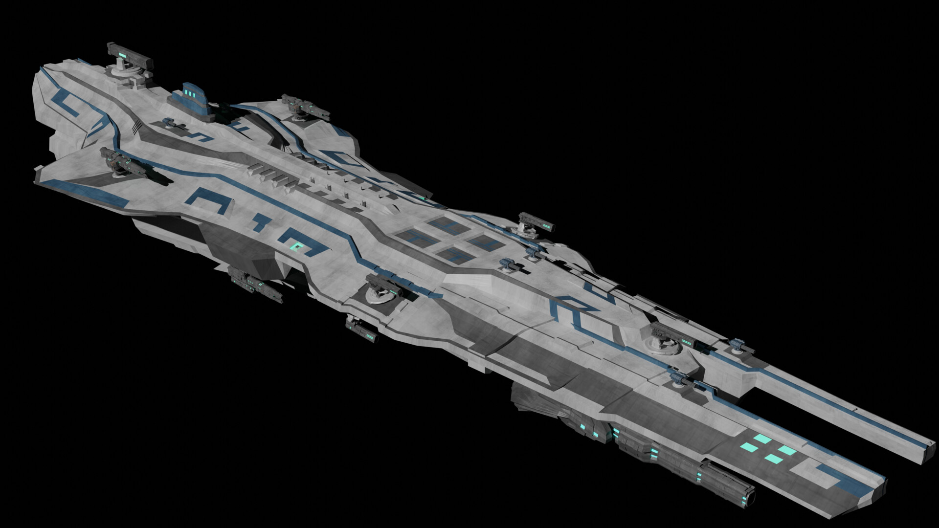 ArtStation - Cetan class Destroyer