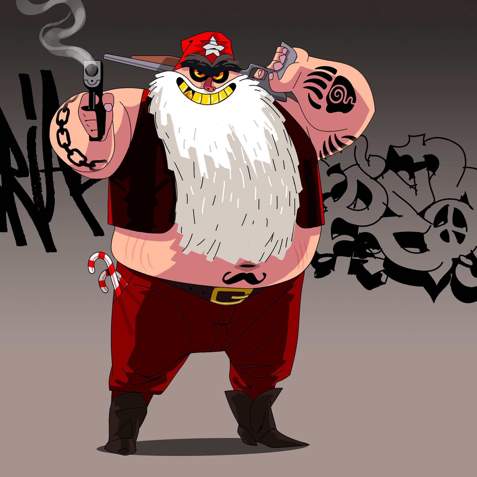 ArtStation - GUNS N HEROES : ZZ DAD