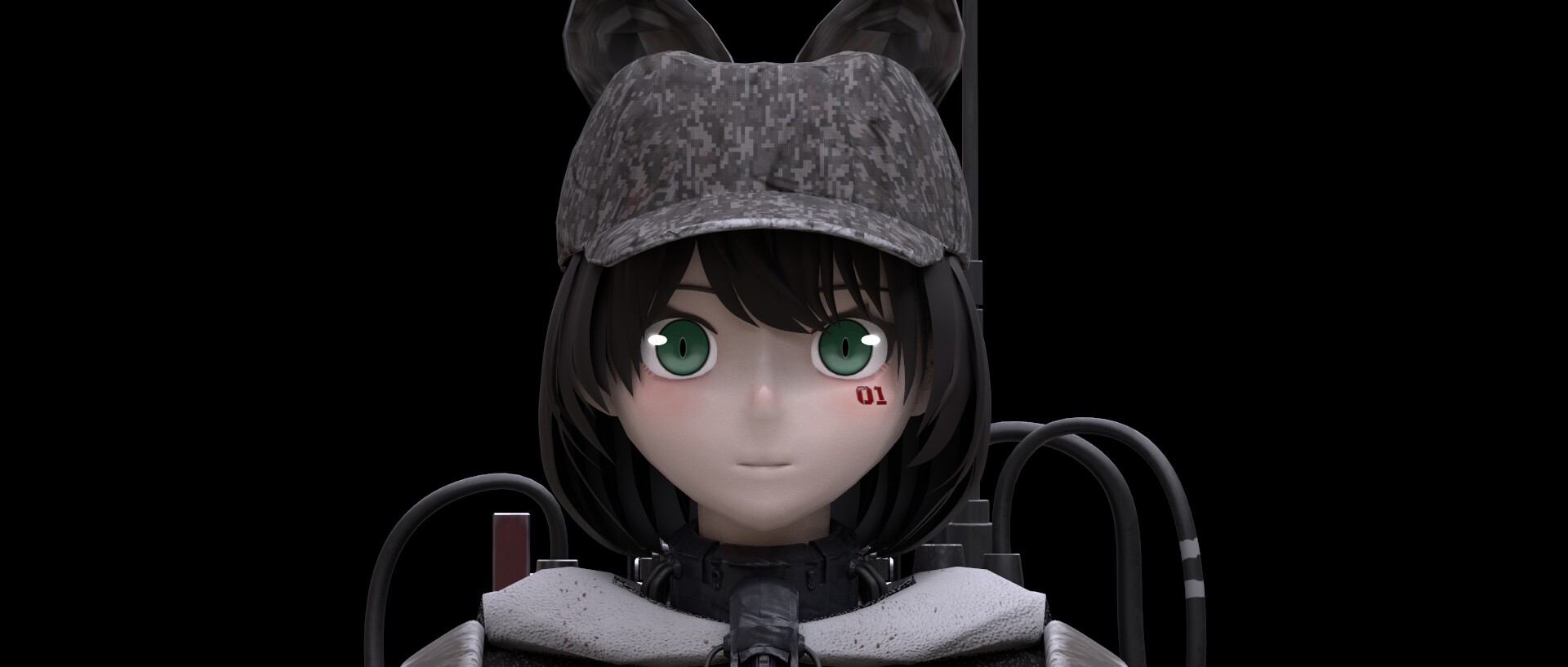 ArtStation - Sci-Fi AI "NEON-chan"