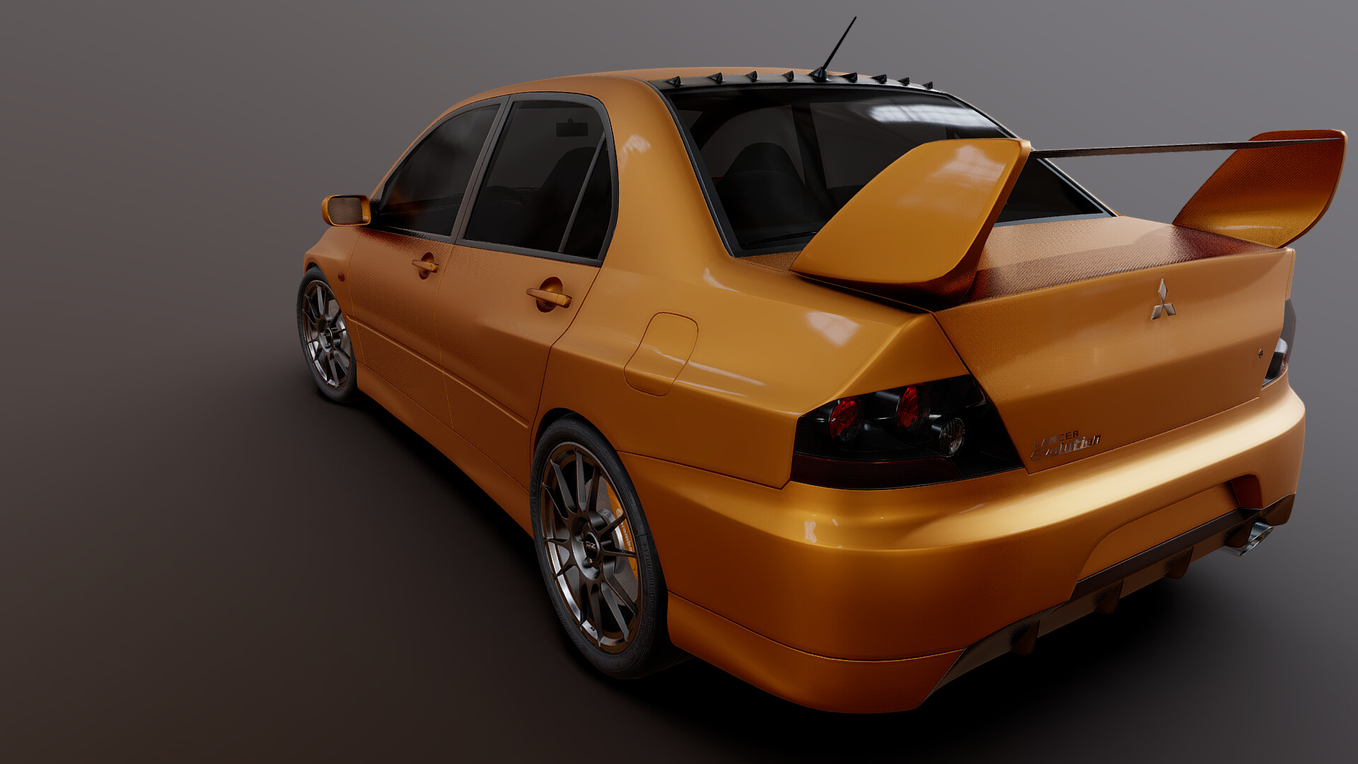 ArtStation - Mitsubishi Lancer Evolution IX
