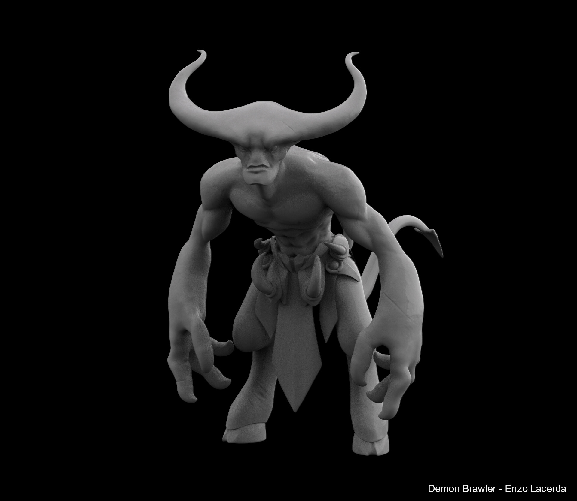 ArtStation - BRAWLER DEMON