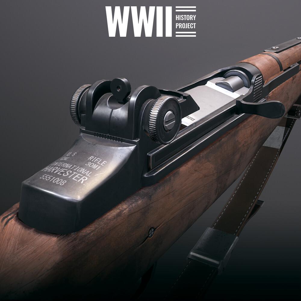 ArtStation - M1 Garand Rifle