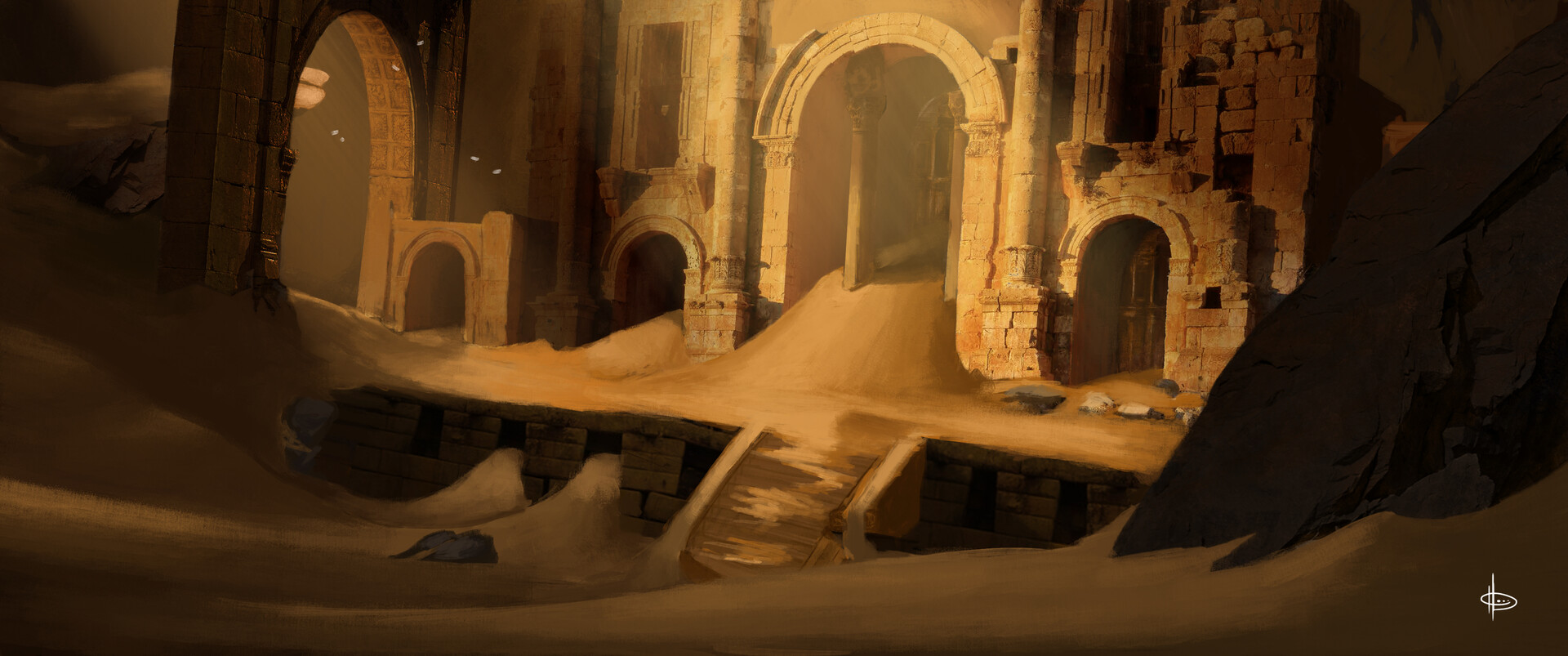 ArtStation - Hidden Ruins - concept mood
