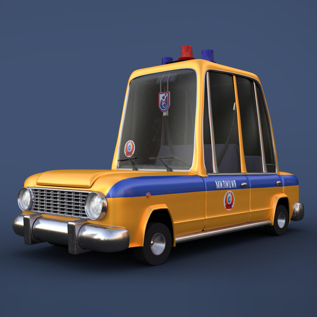 ArtStation - USSR Police Car