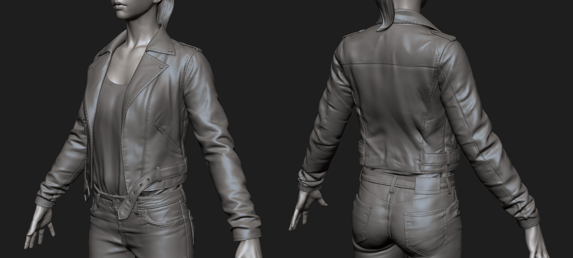 ArtStation - cloth study WIP