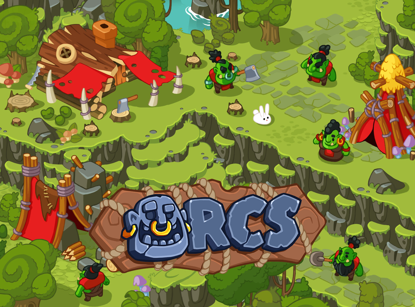 ArtStation - Town builder game "Orcs"