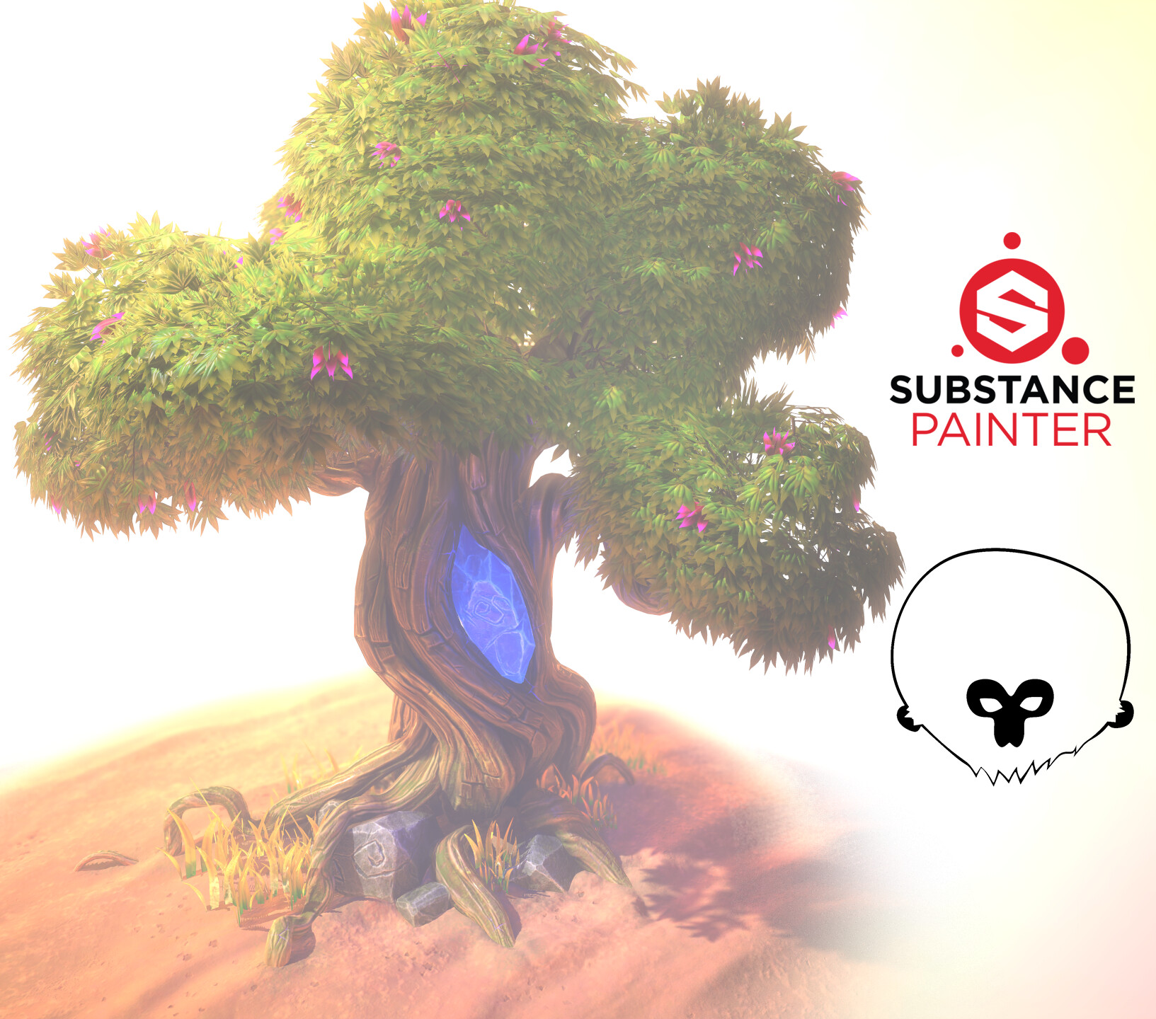 ArtStation - Stylized Fantasy Tree