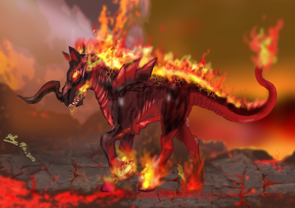 ArtStation - Nightmare The Hellhorse