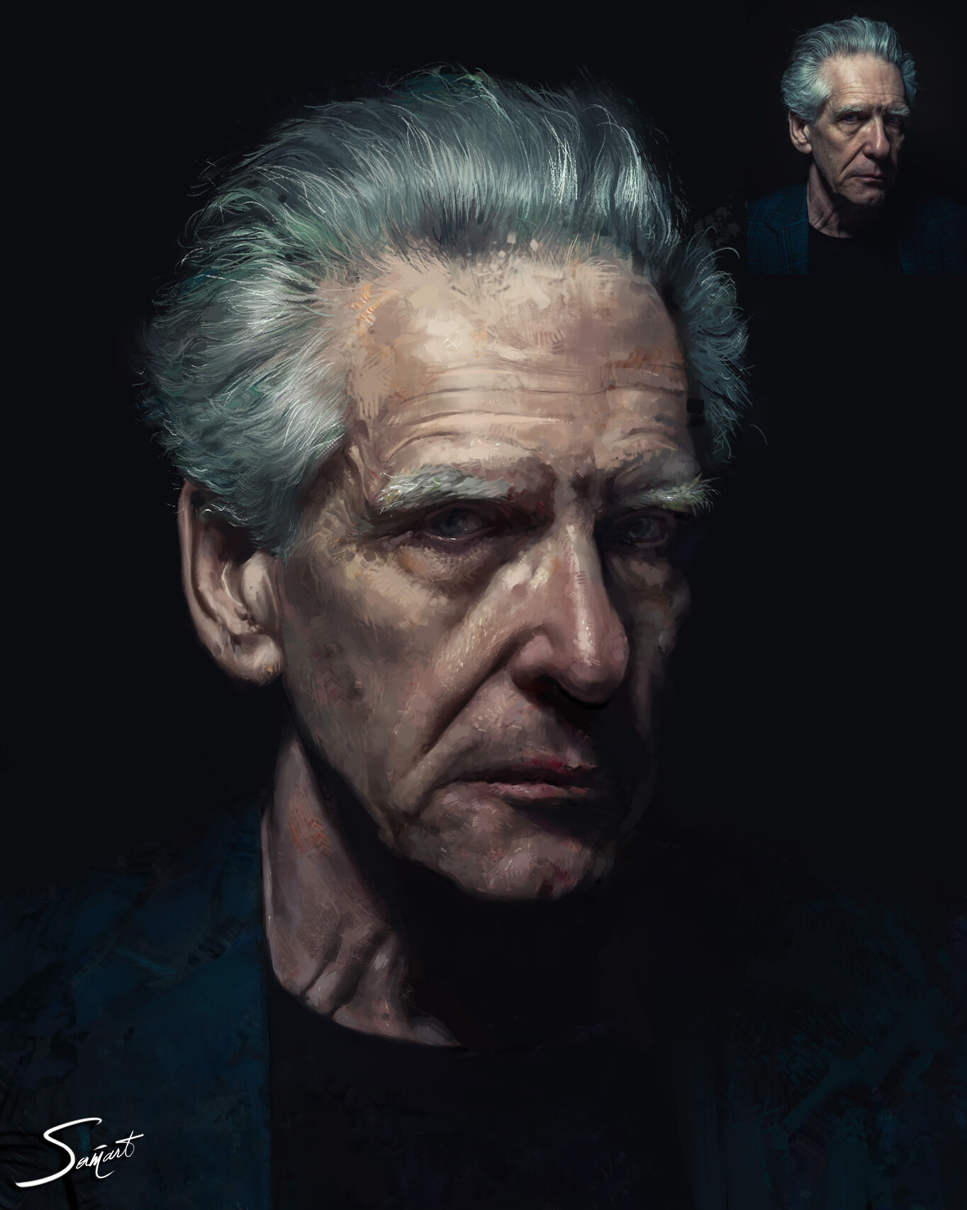 ArtStation - White man portrait