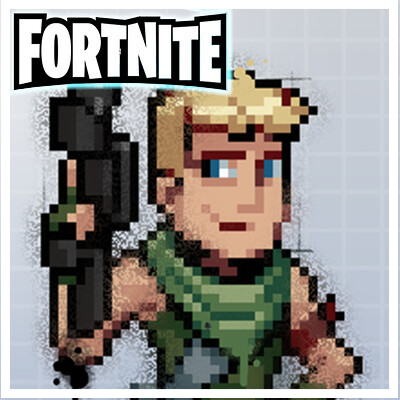 ArtStation - Fortnite - Pixel Jonesy