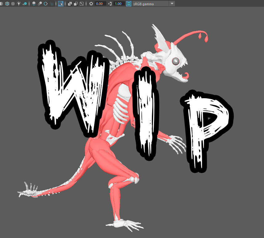 ArtStation - Fishman Creature (Work in progress)