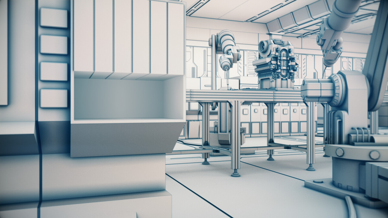 ArtStation - Factory design and modeling