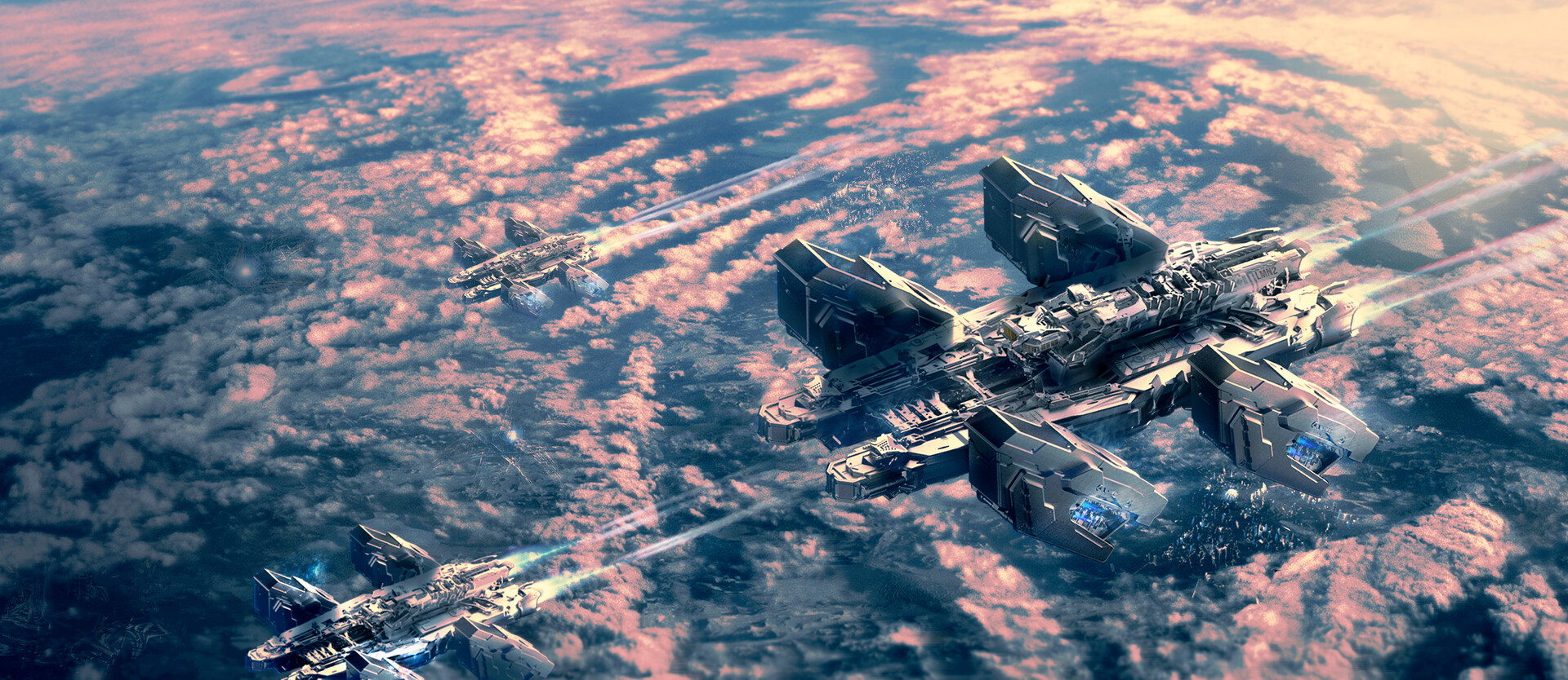 ArtStation - LMN2 SPACE INDUSTRIES CARRIER Concept