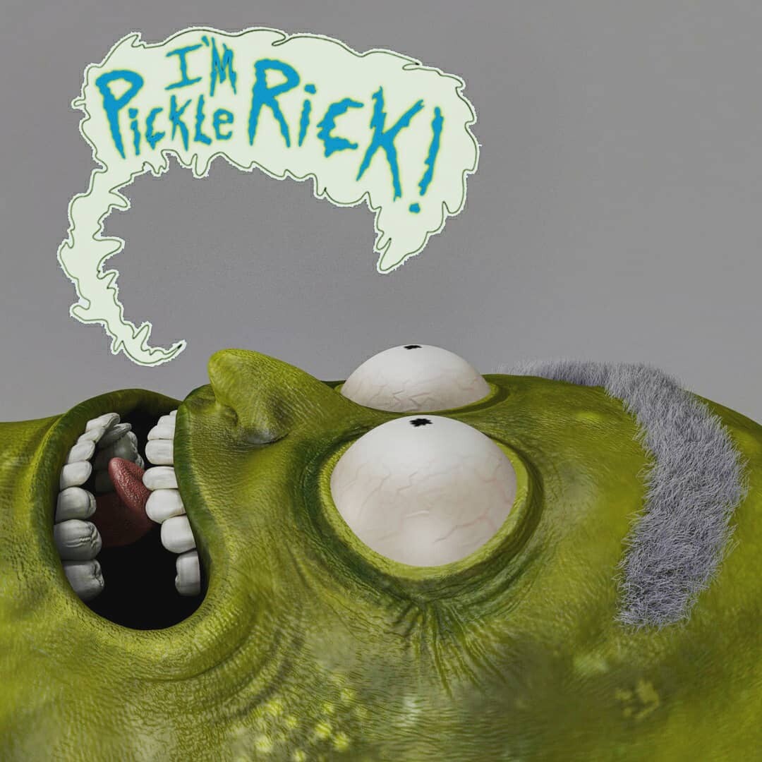 ArtStation - Pickle Rick