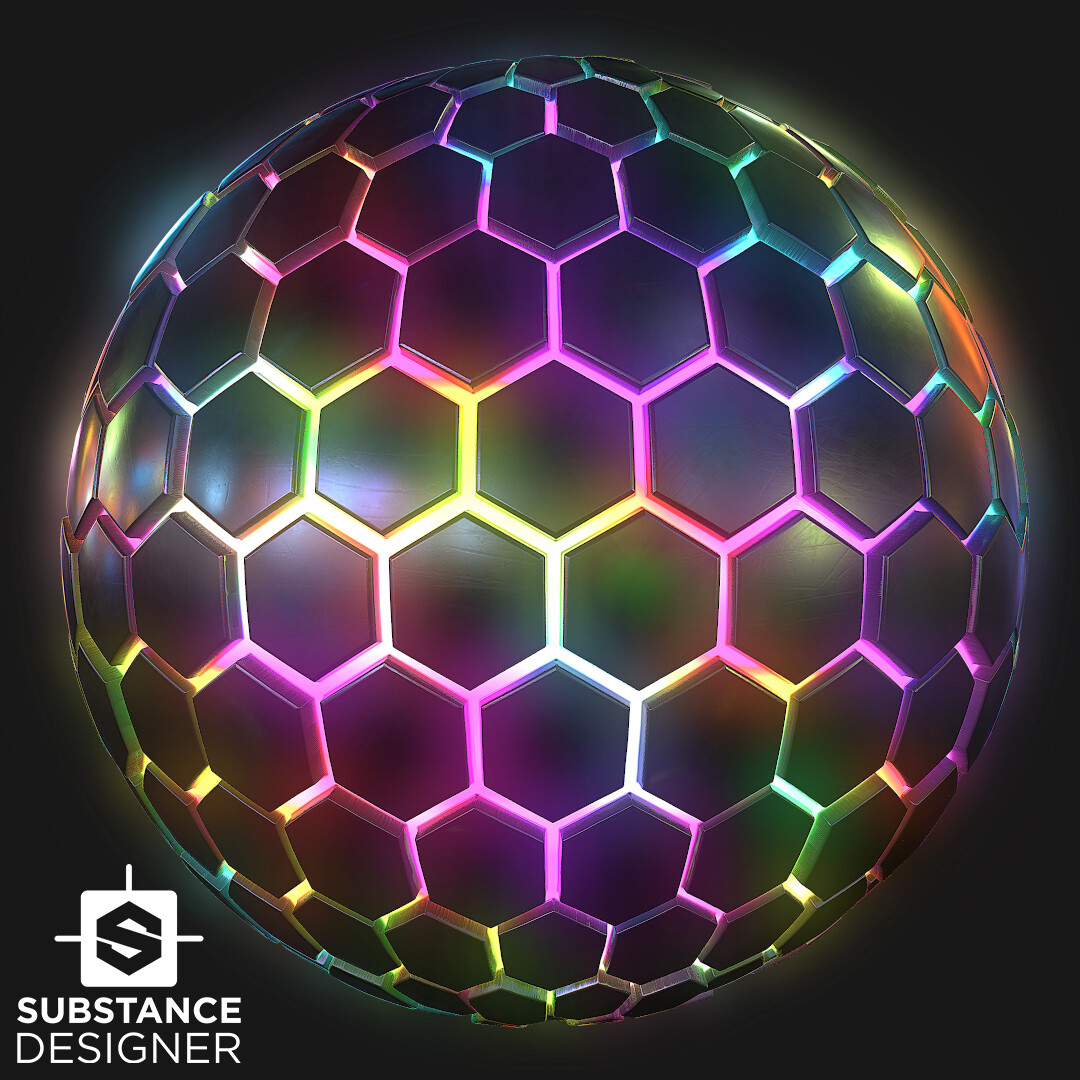 ArtStation - Rgb Hex Tiles