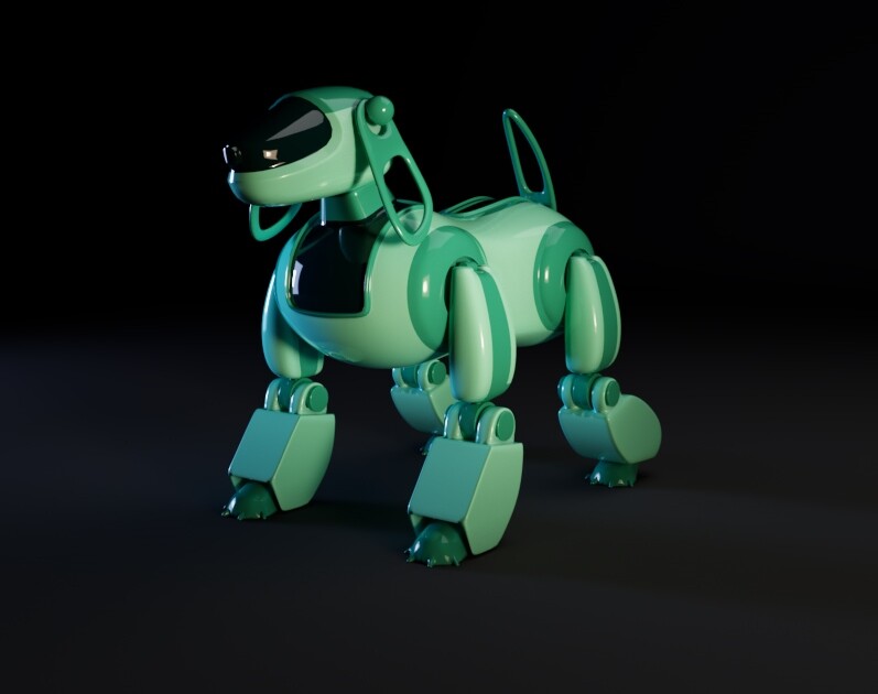 ArtStation - Robotic dog