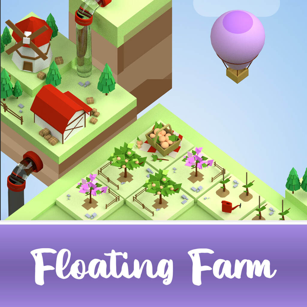 ArtStation - Floating Farm - Concept and Previz