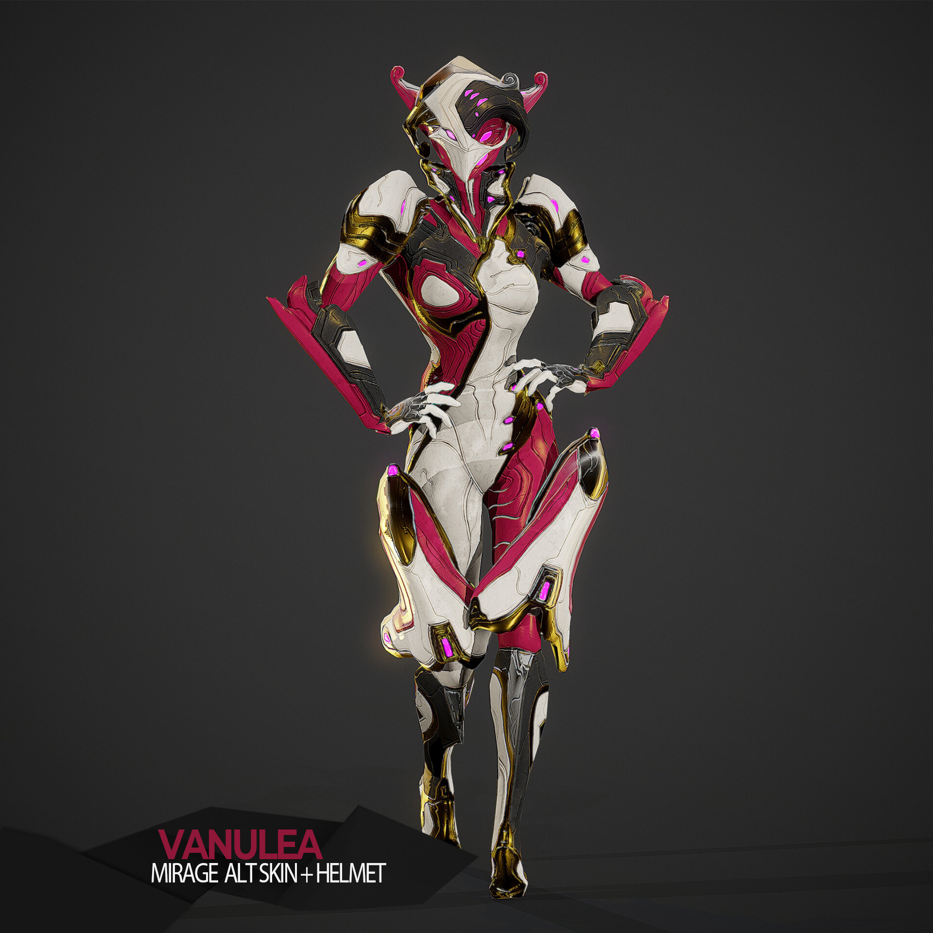 ArtStation - Mirage Vanulea Alt Skin - Warframe Tennogen