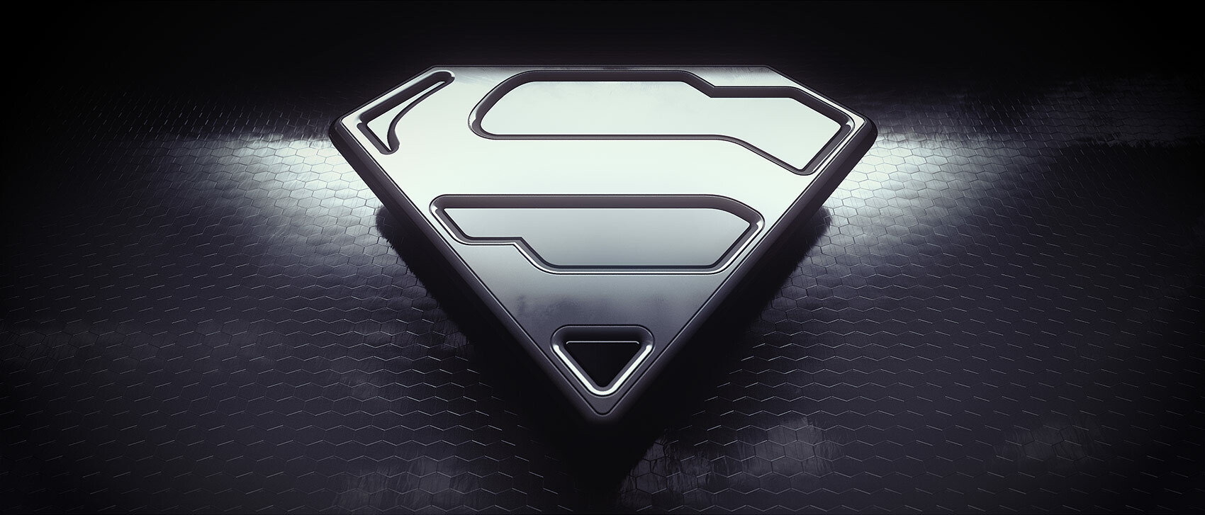 Silver Superman Logo