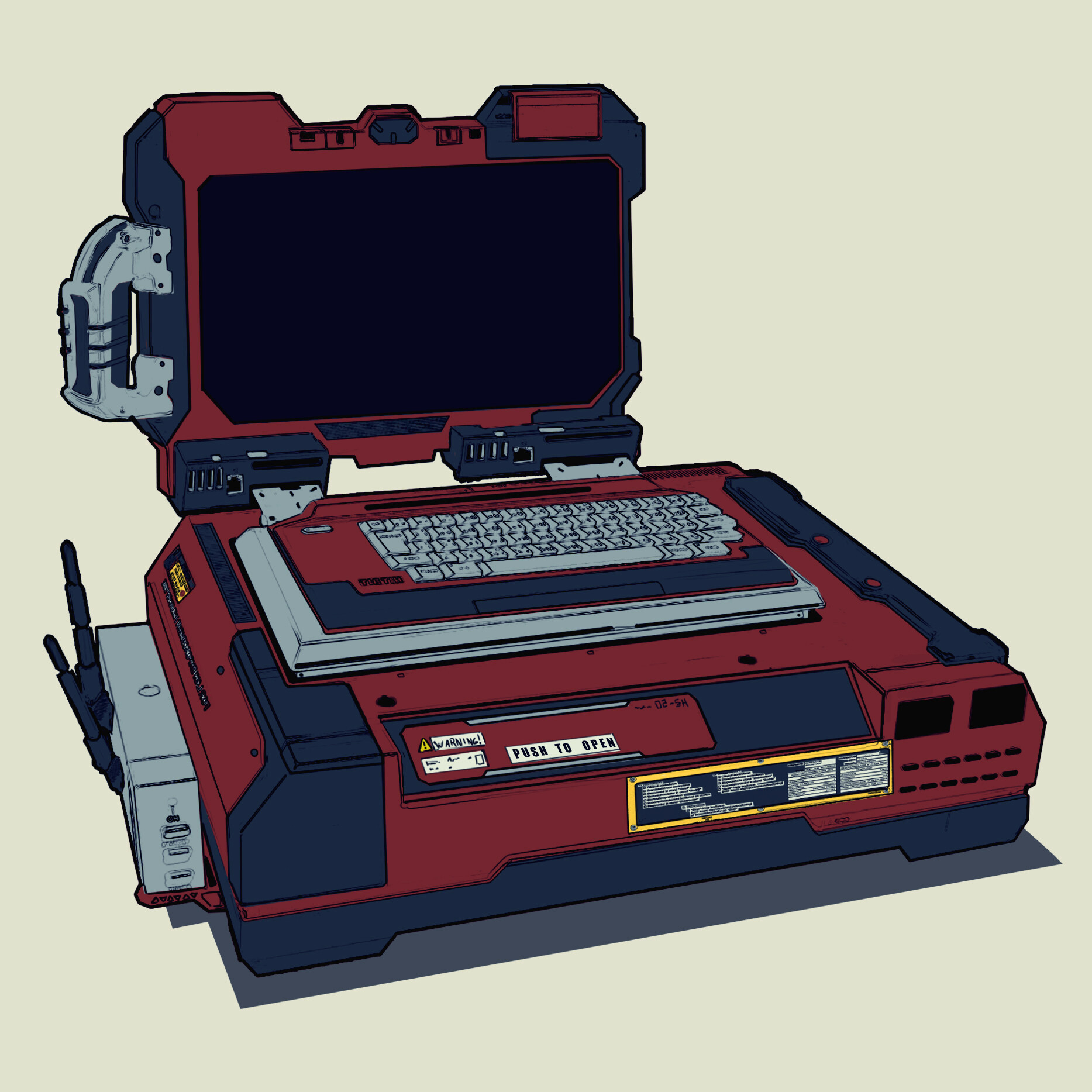 ArtStation - Cyberpunk Hacking Device
