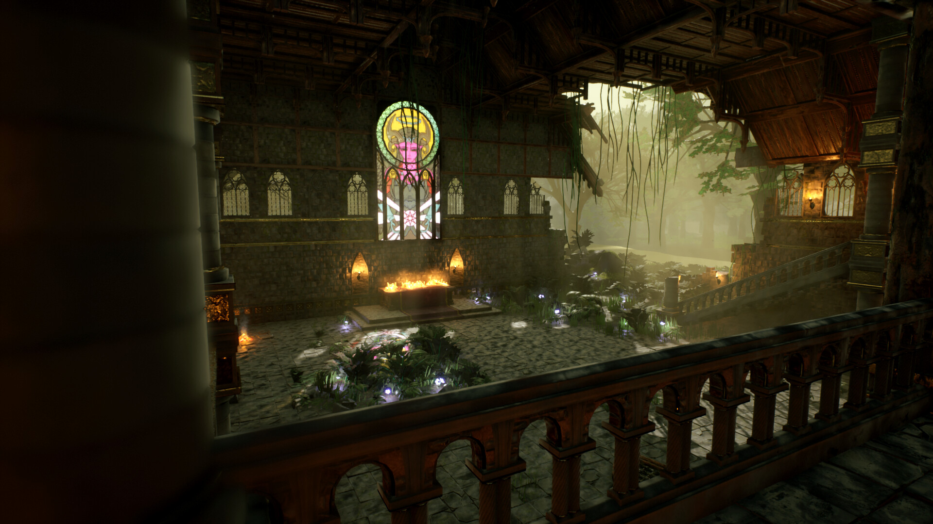 ArtStation - Fantasy Church Ruins