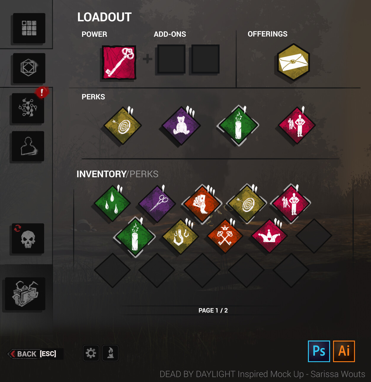 ArtStation - DbD Style Practice + Self made assets