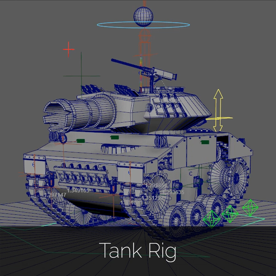 ArtStation - Tank Rig