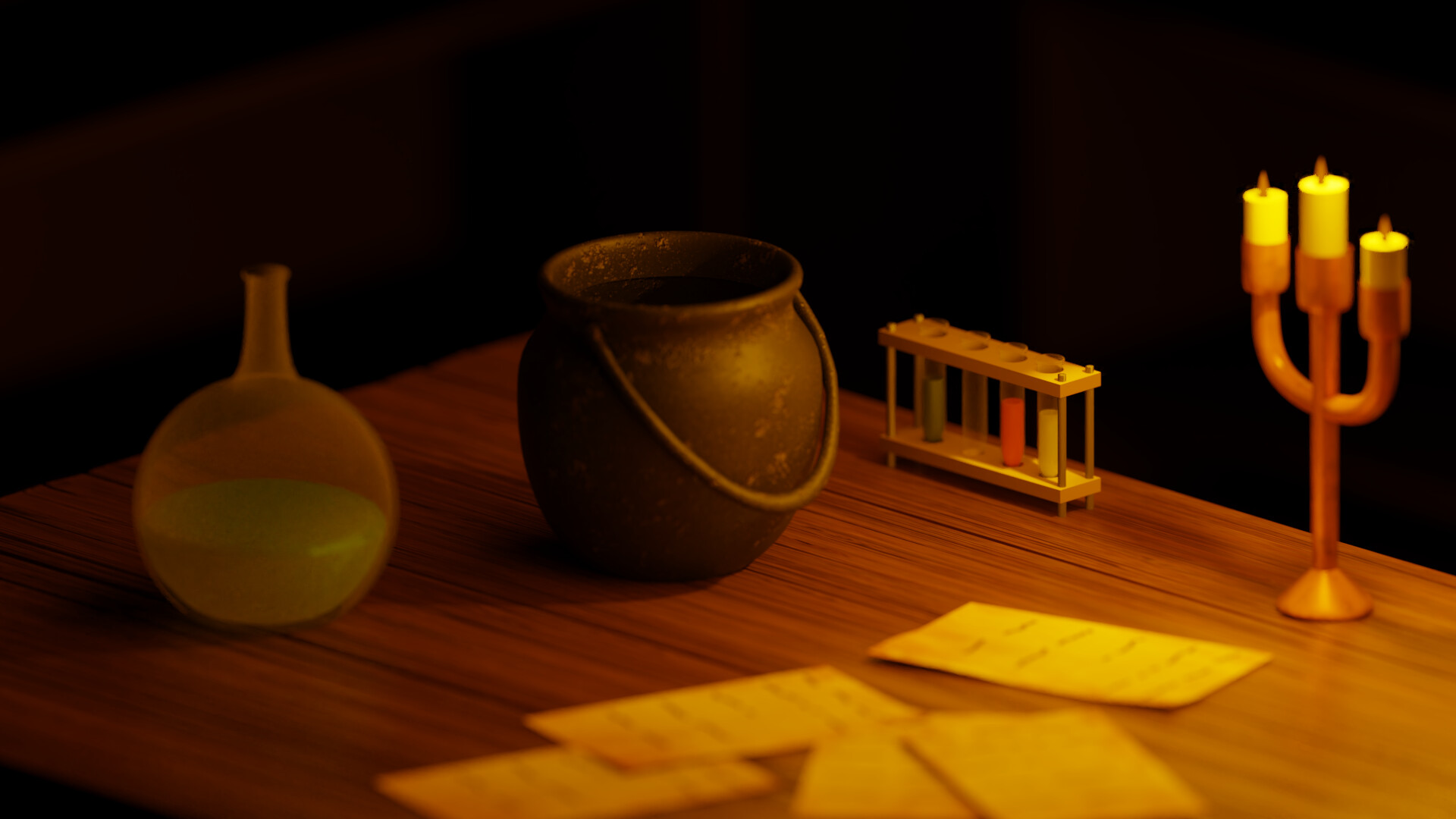 ArtStation - Alchemy Table