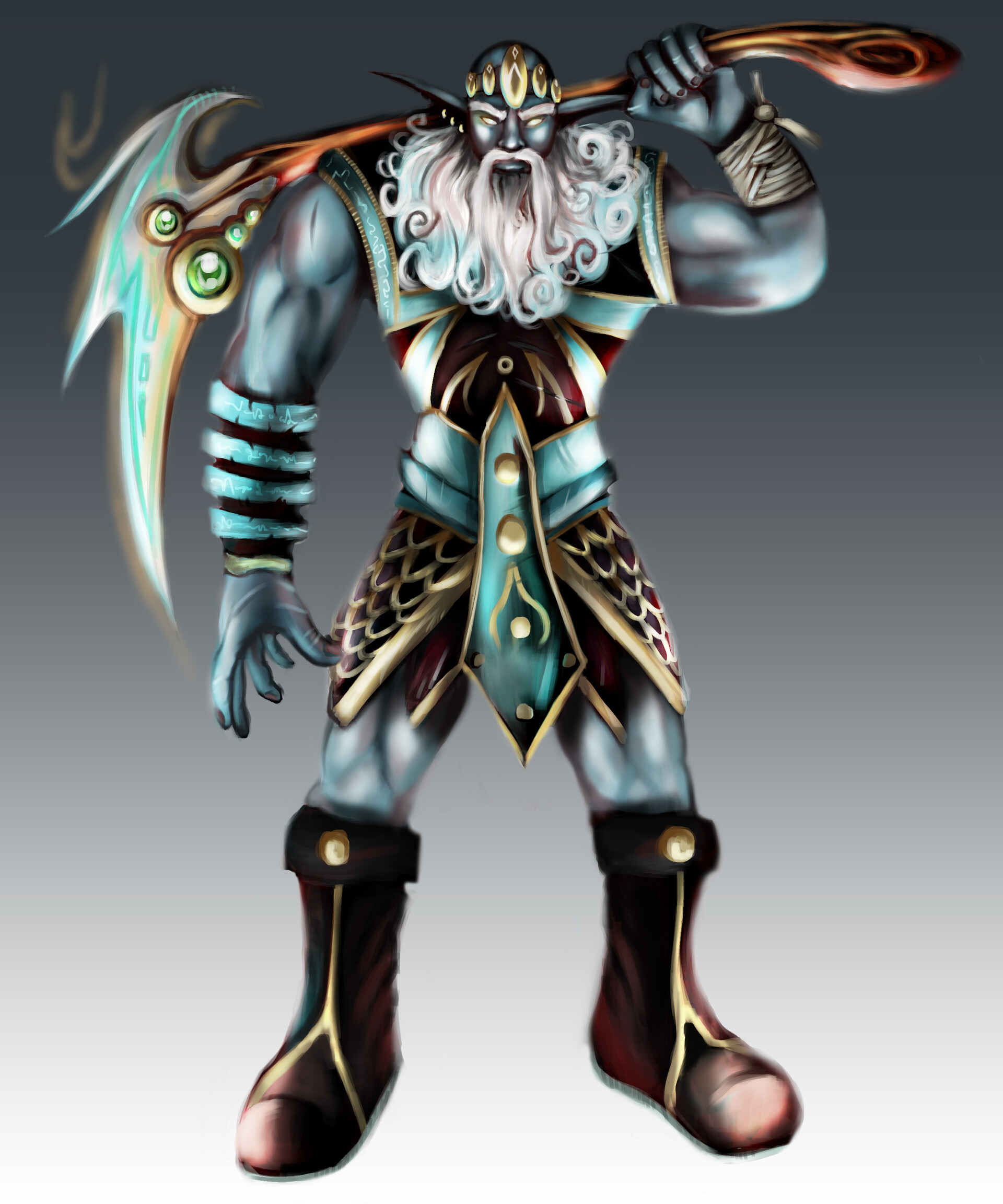 ArtStation - Guardian Giant Elf