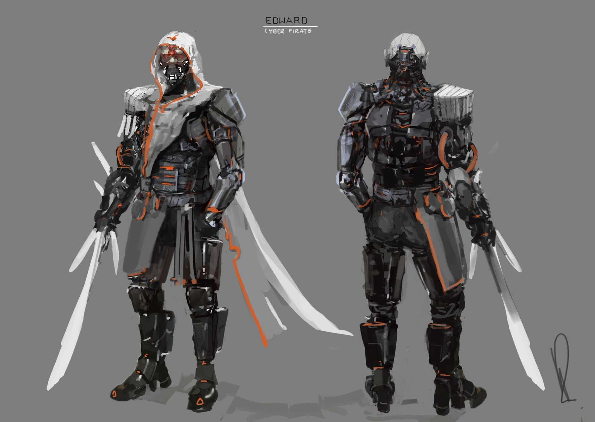 ArtStation - Edward - CyberPirate