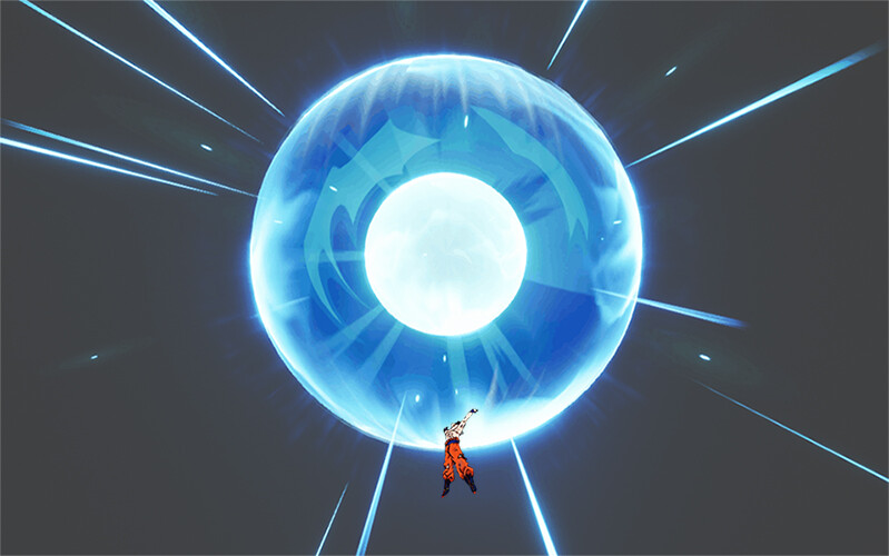 ArtStation - Spirit Bomb Fan Art