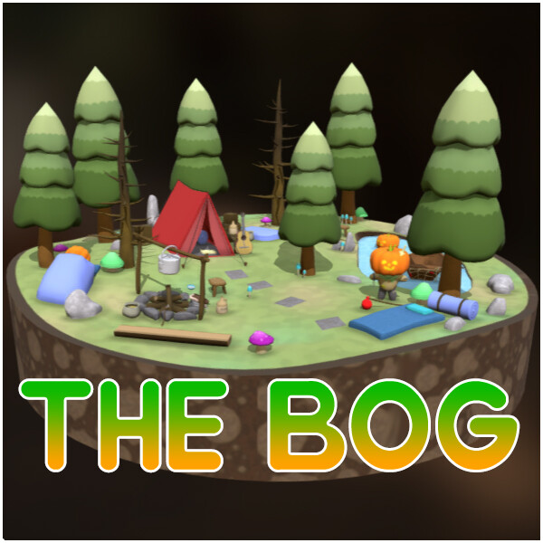 ArtStation - The Bog - Cartoon Camp Scene (Hero Piece)