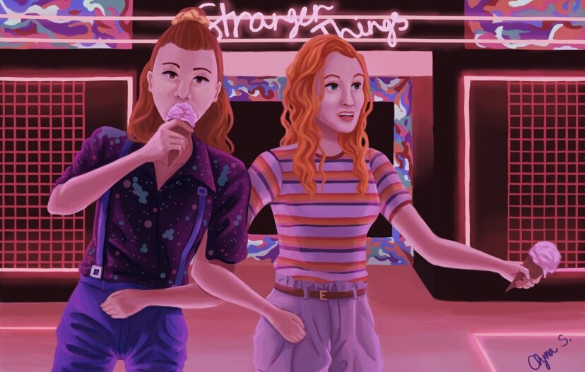 ArtStation - Stranger things fan art