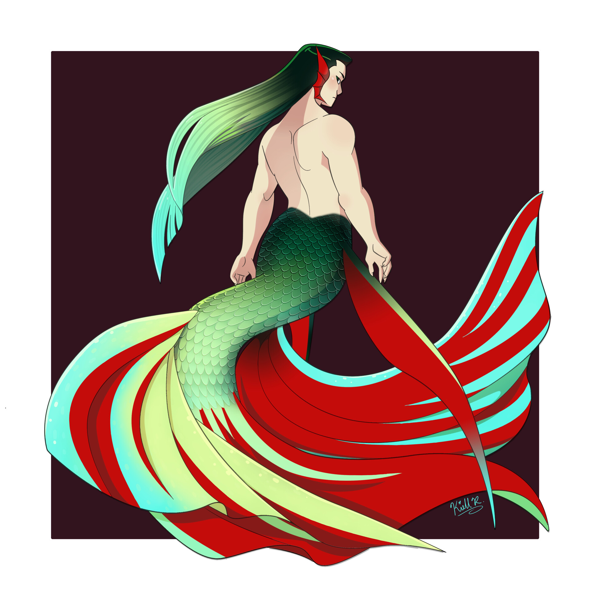 ArtStation - Betta Fish MerMan