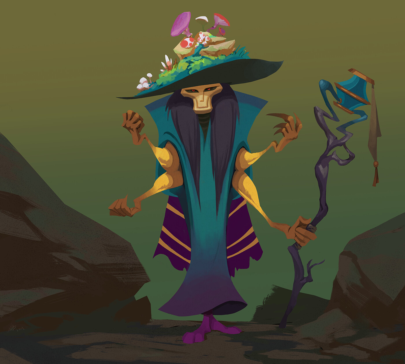 ArtStation - Alien Witch Doctor