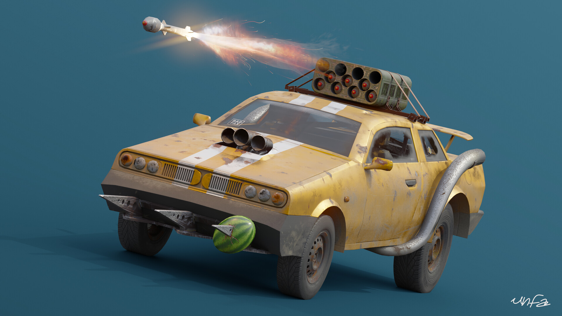 ArtStation - Battle Car
