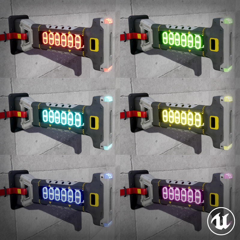 ArtStation - Unreal Sci-Fi Animated Prop (Polycount Challenge)