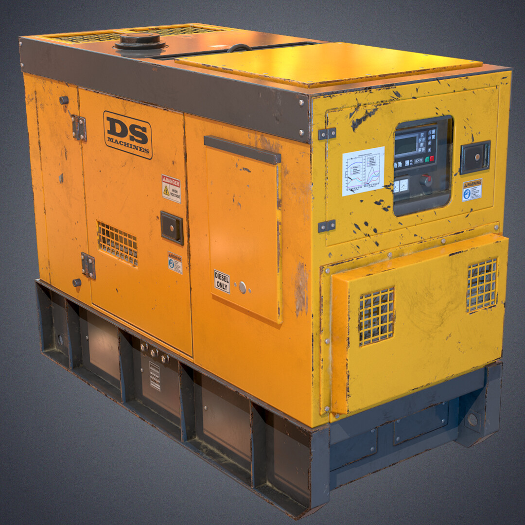 ArtStation - Industrial Power generator 2