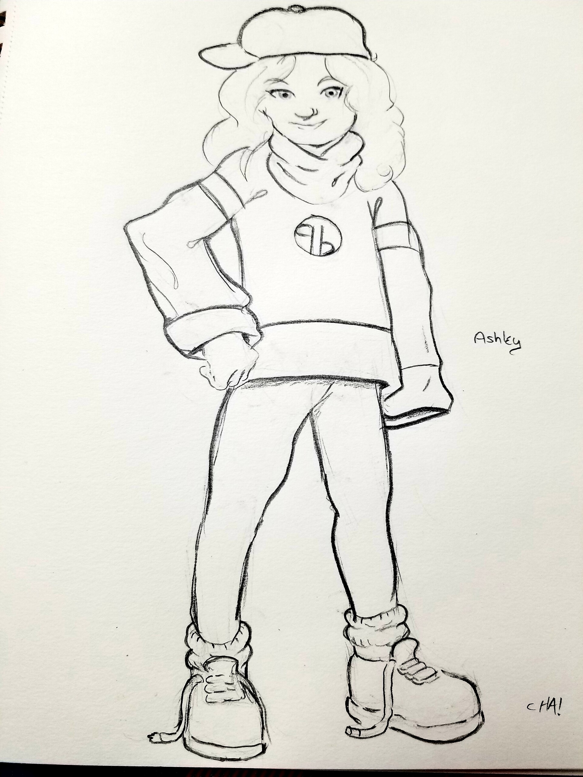 ArtStation - Ashley sketch
