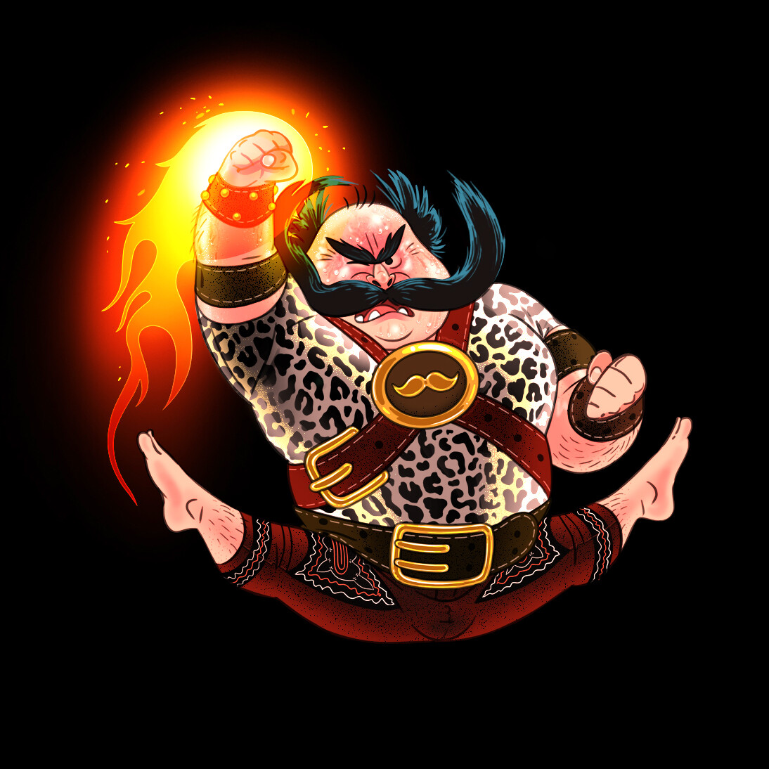 ArtStation - 1000 PUNCHES : Poster