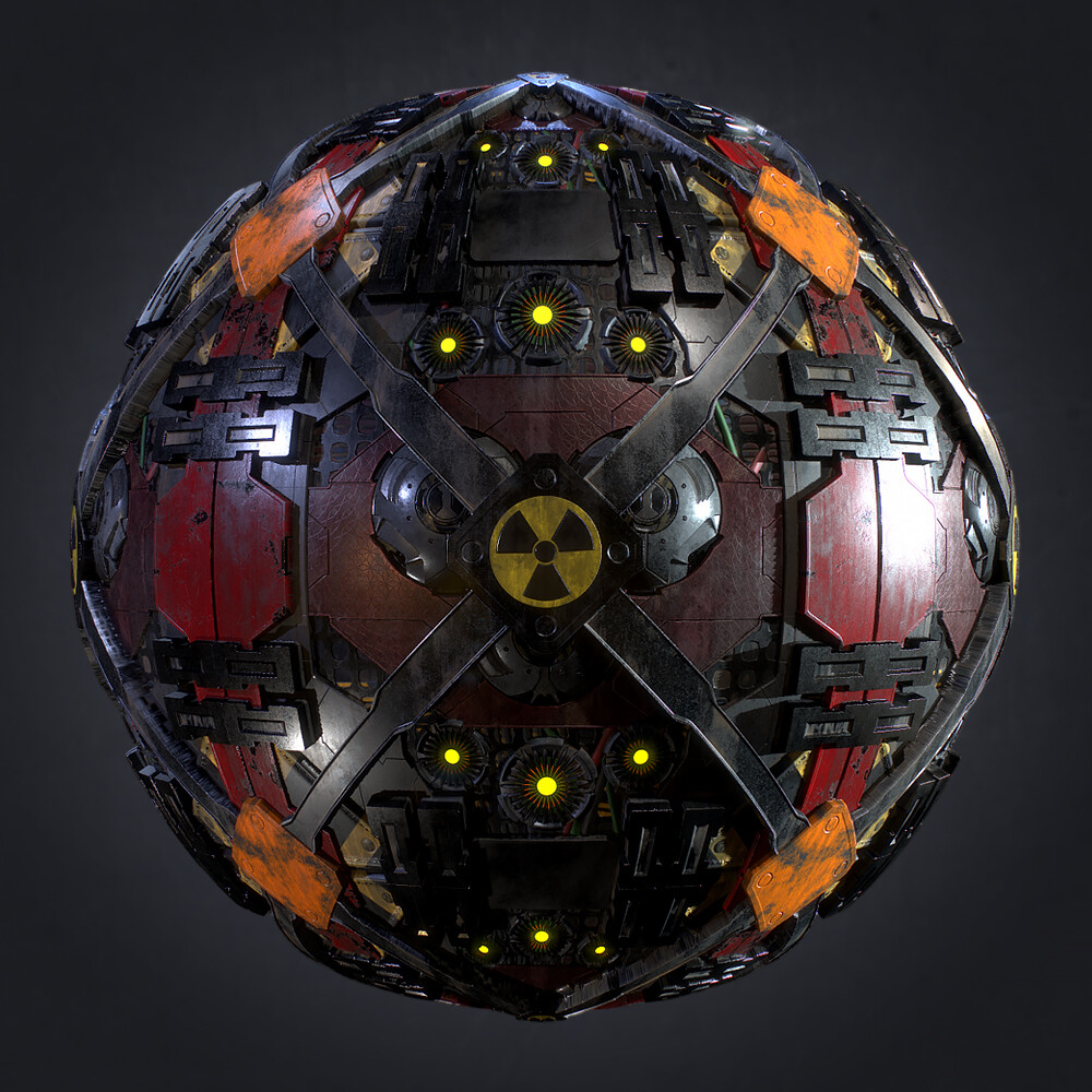 ArtStation - Procedural Nuclear Battery Case