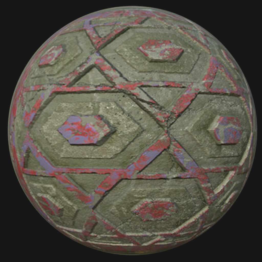 ArtStation - Stone Tile Texture