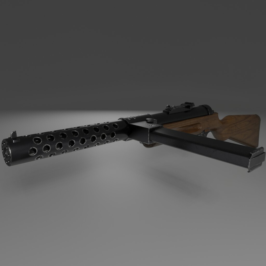 ArtStation - MP-28 Submachine Gun