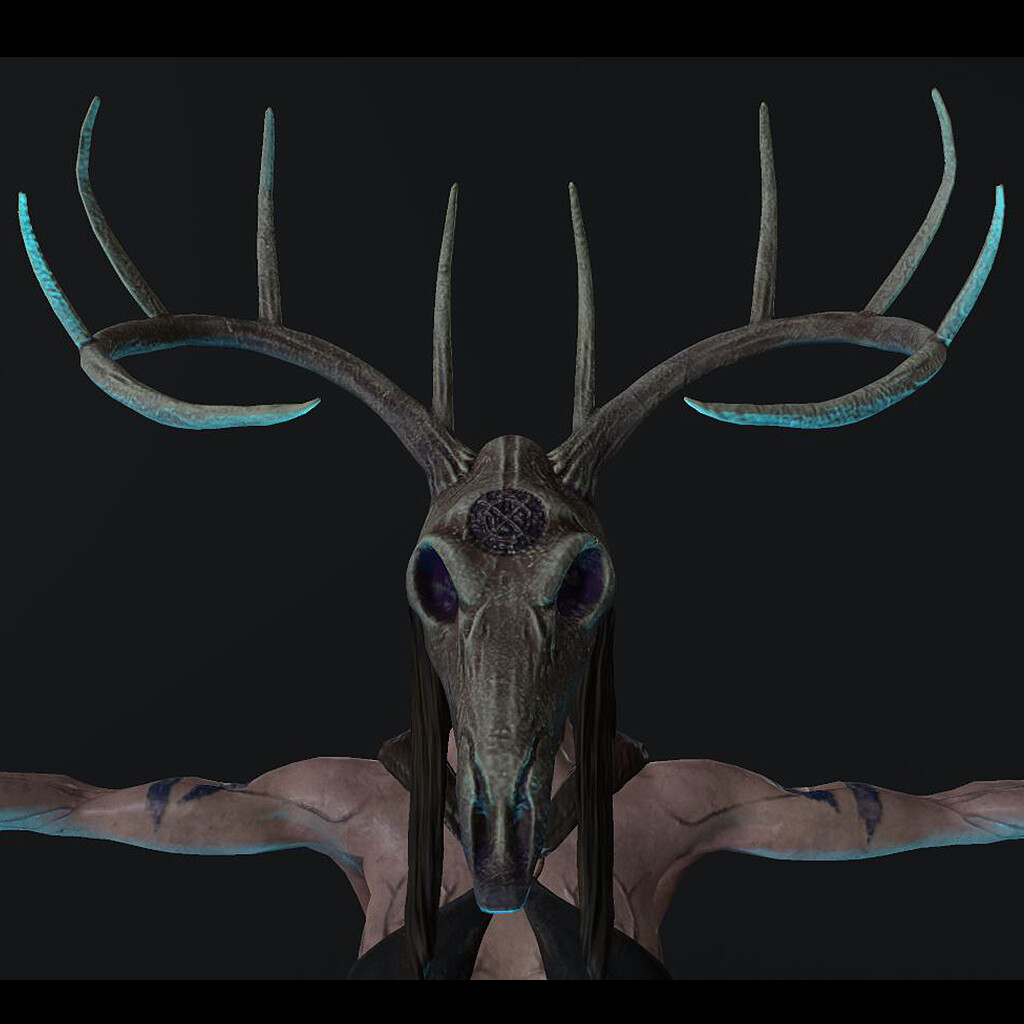 ArtStation - Deer Deity