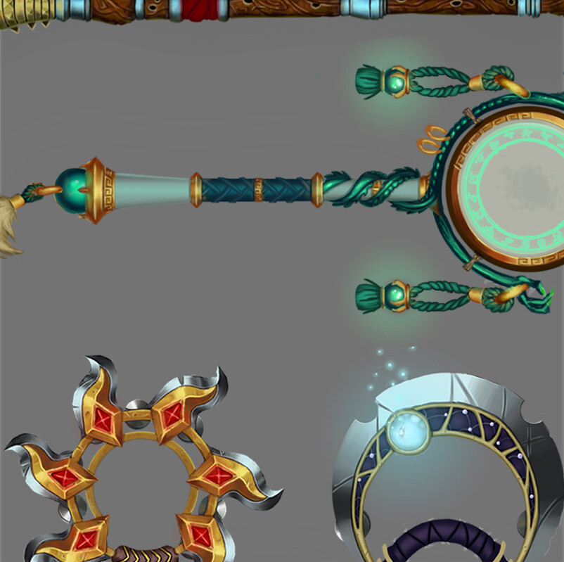 ArtStation - Bard's Weapons Concepts